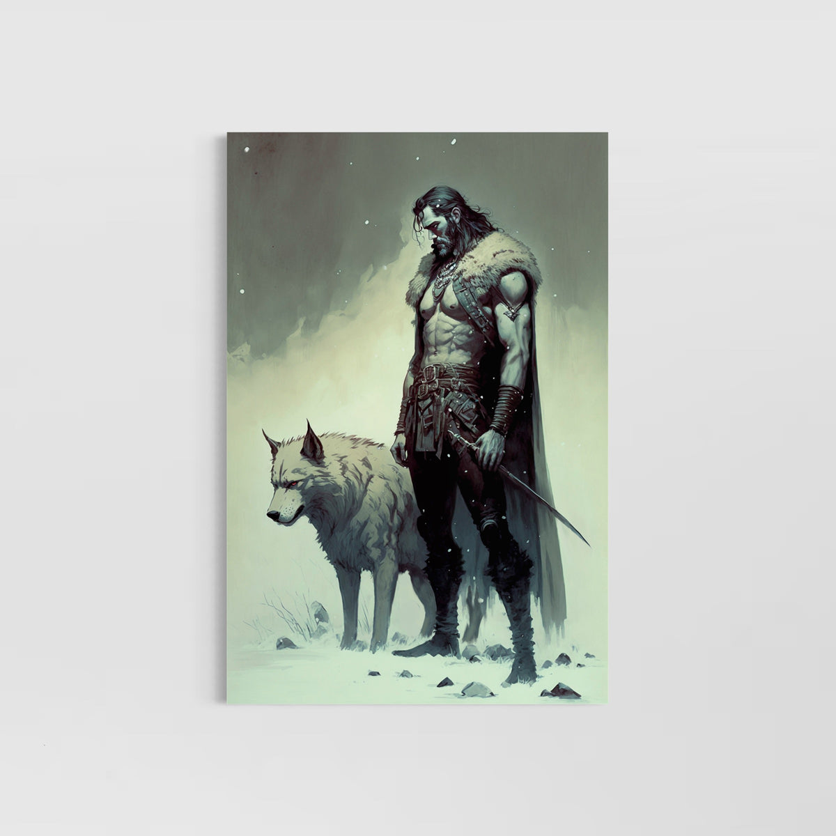 Loki - Norse pagan mythology wall art - Original fine art print – Damon Art