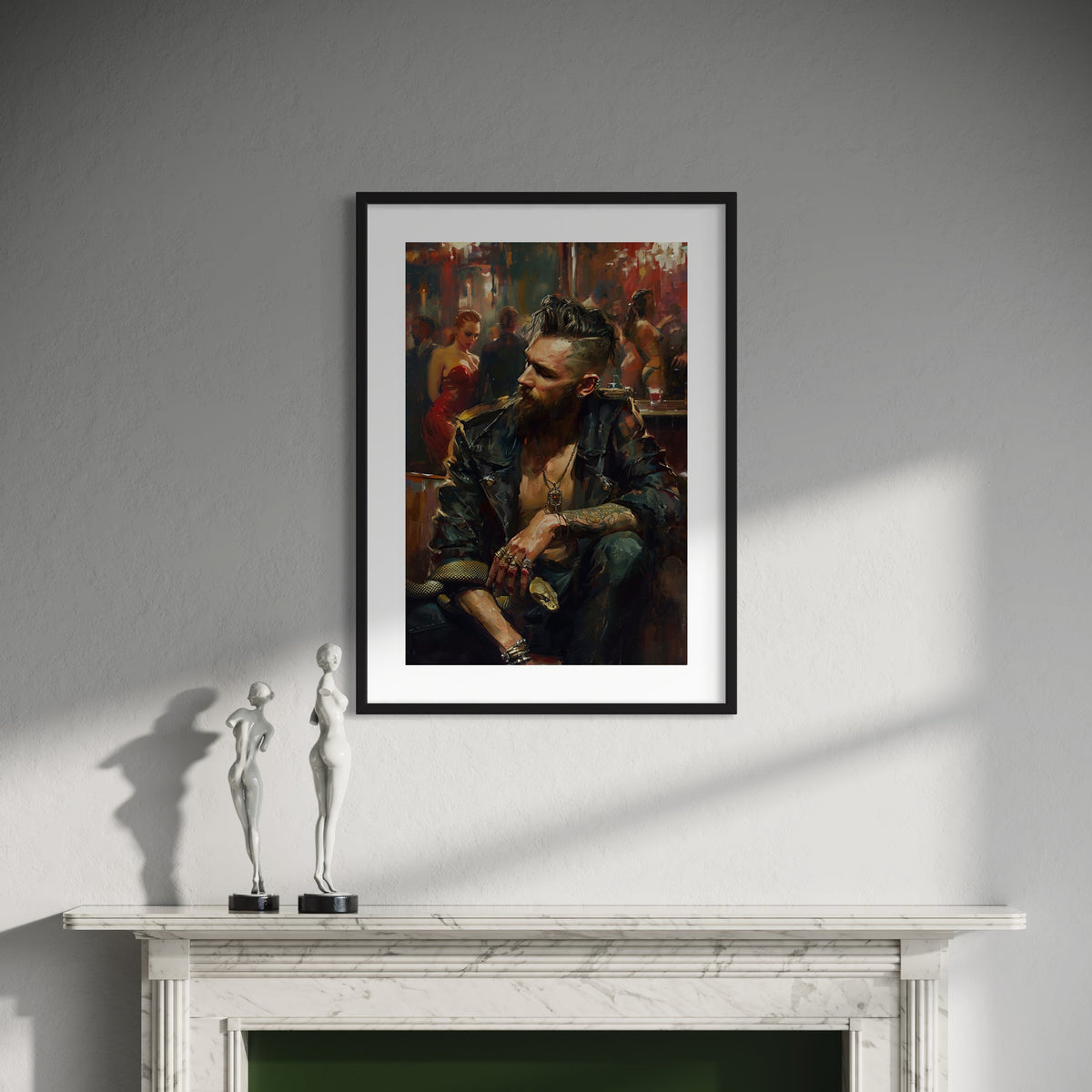Loki - Norse mythology wall art - original fine art print – Damon Art